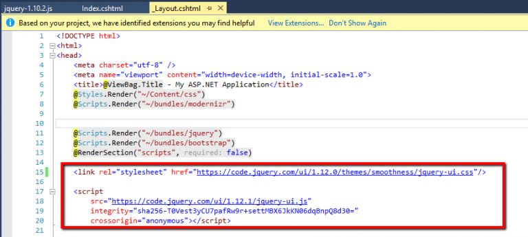 ASP.NET MVC Uncaught ReferenceError: $ is not defined - 峰哥分享